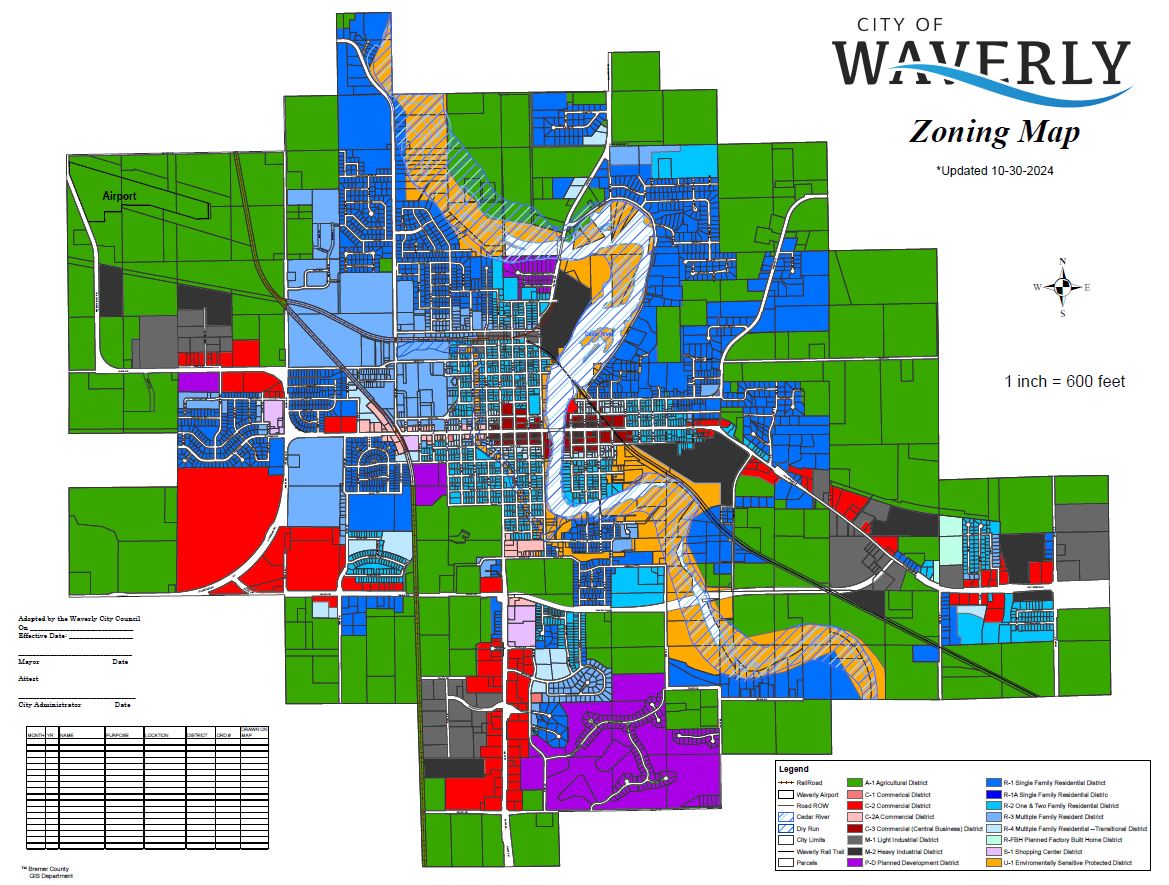 Zoning Map - The City of Waverly